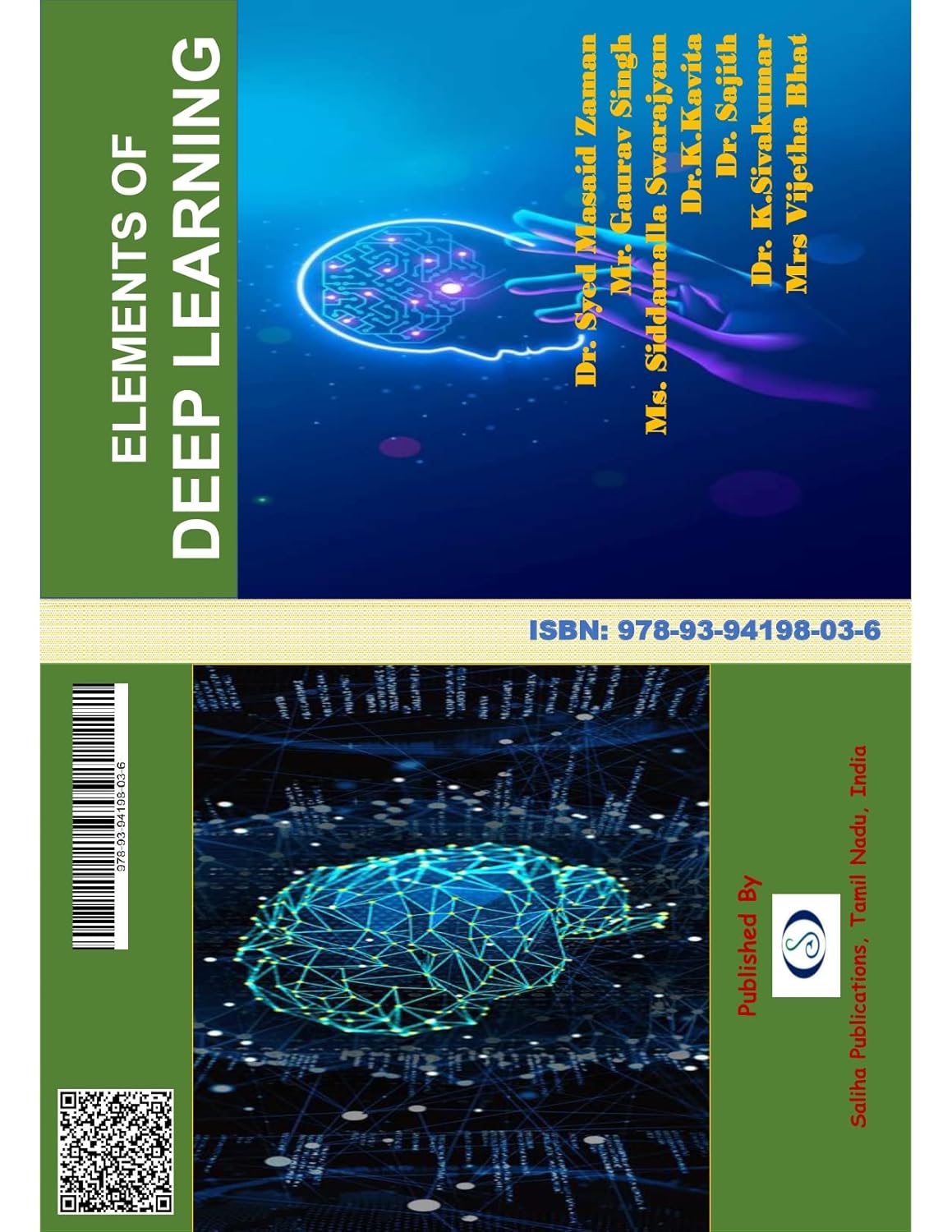 ELEMENTS OF DEEP LEARNING eBook : Zaman, Dr. Syed Masaid, Singh, Mr ...