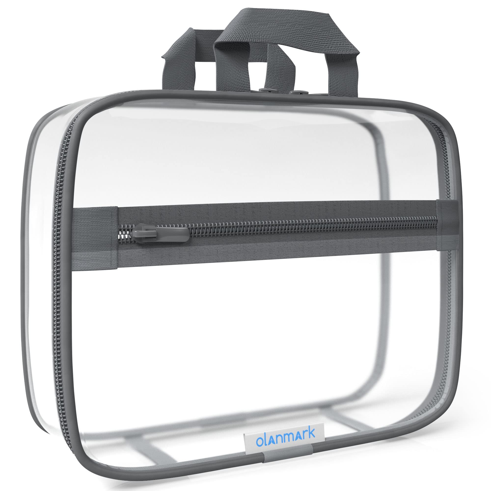 Amazon.com: Clear Toiletry Bag - PVC Makeup Bag - Large Transparent ...