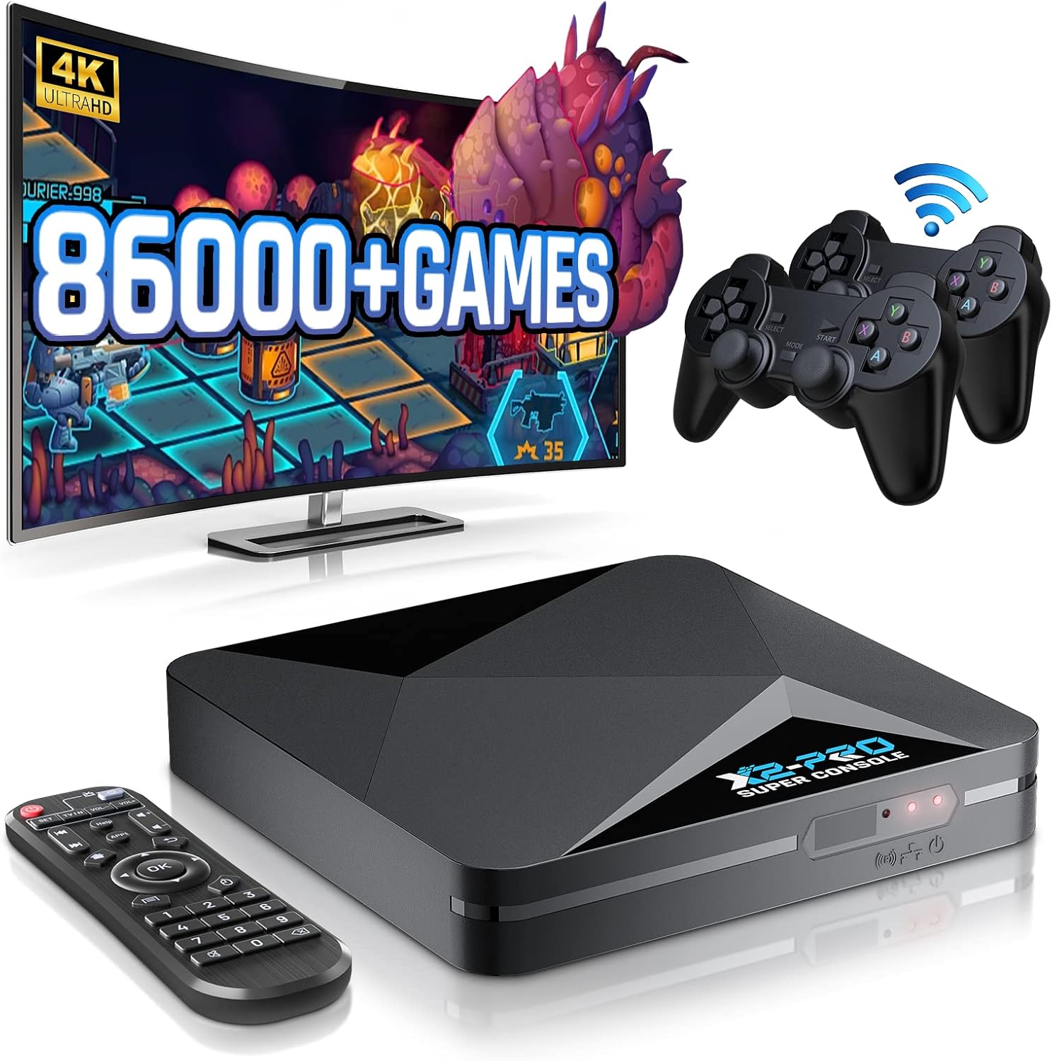 Kinhank Retro Console, Super, X2 Pro - 64GB DUAL Joystick 82.000 ...