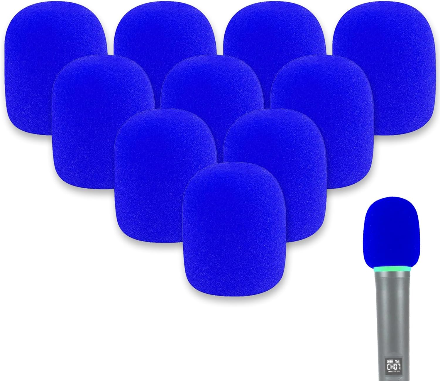 Amazon.com: 10 Pcs Microphone Cover, Microphone Covers Foam, Reusable ...