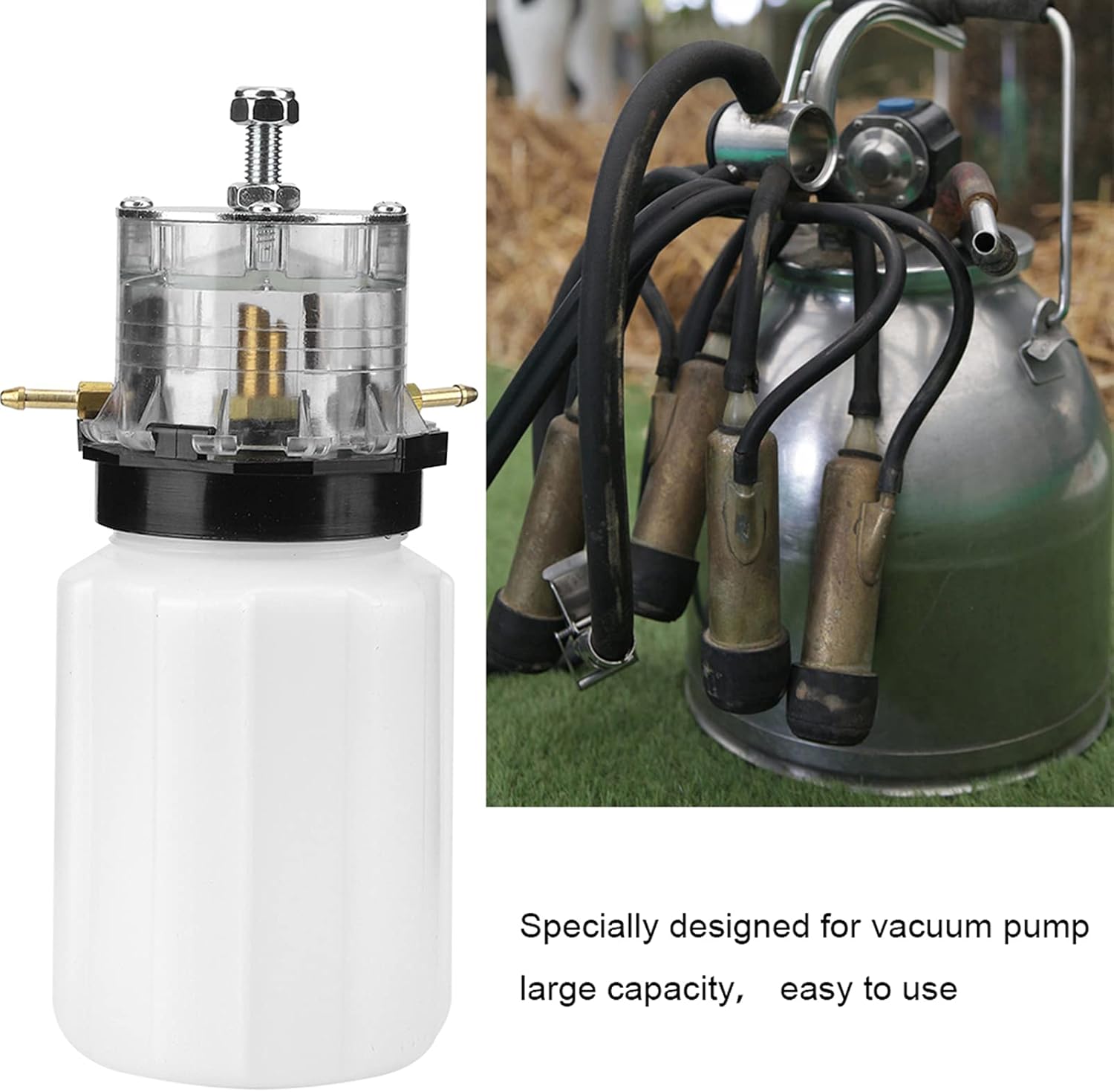 MOUMOUTEN Goat Milking Machine, Pulse Vacuum Cow Milking Machine ...