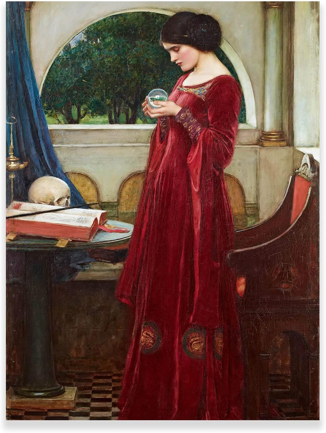 Amazon.com: John William Waterhouse Art Poster,The Crystal Ball ...