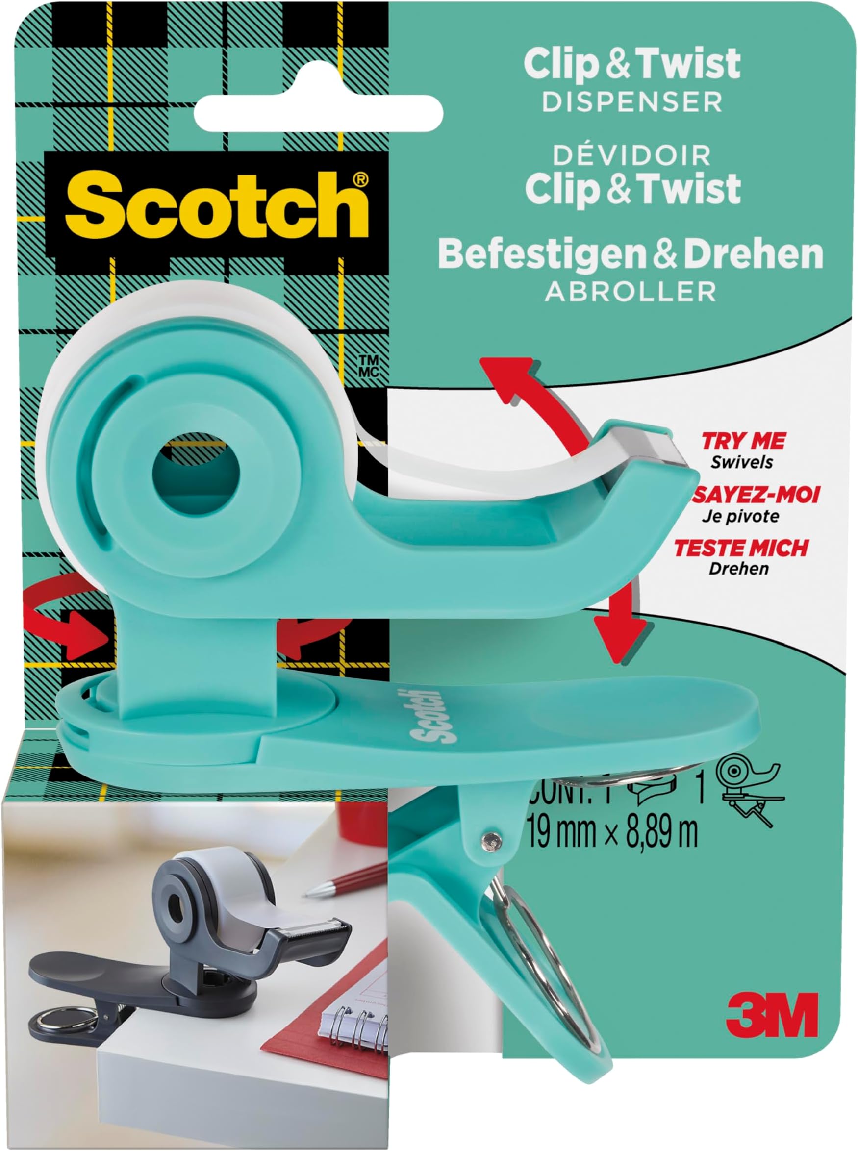 Scotch Pop-up Tape Dispenser For Gift Wrap (Colors May Vary) : Amazon ...