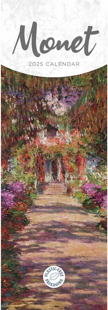 Claude Monet Slim Calendar 2025 (PFP) : Amazon.in: Office Products