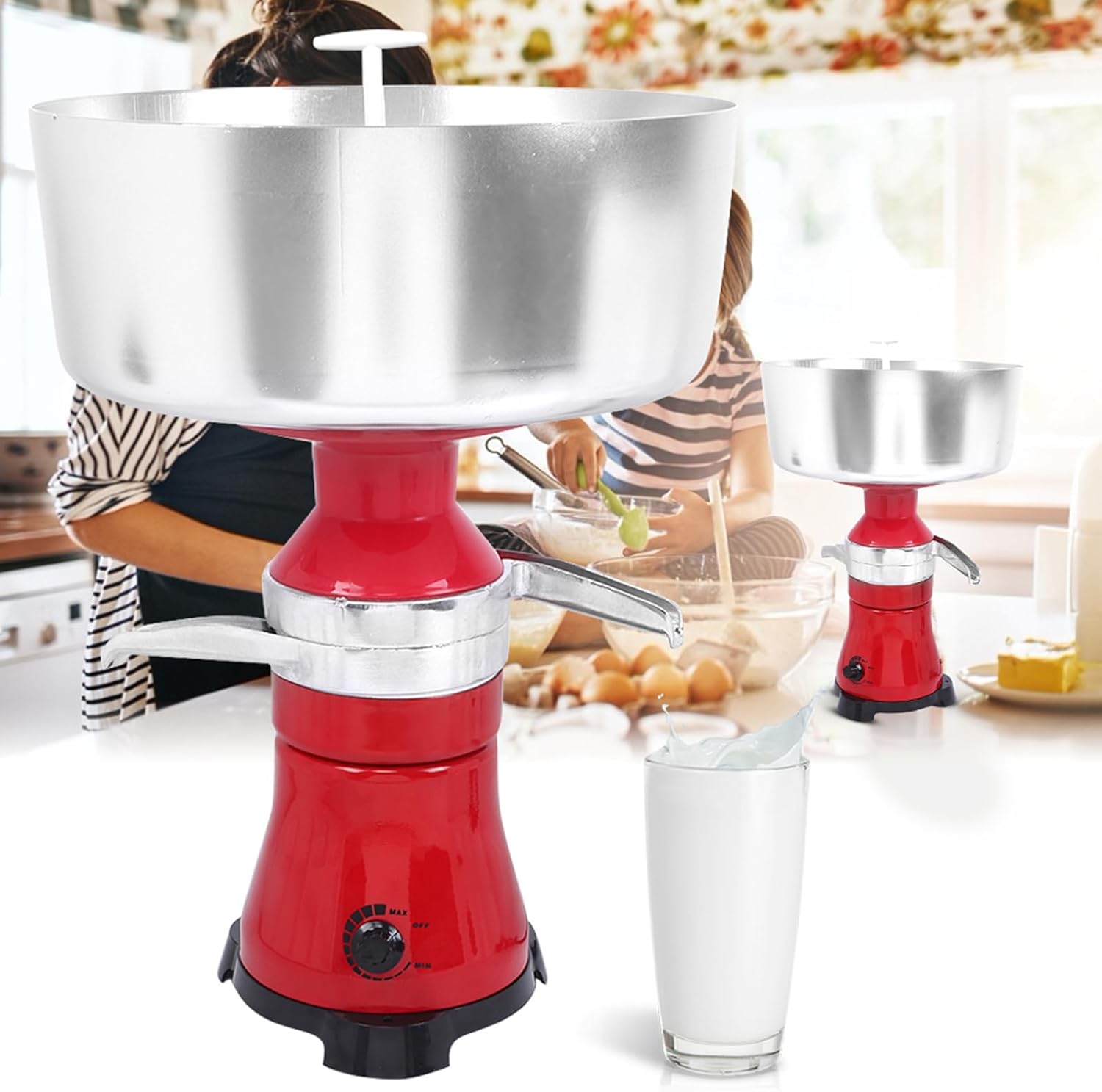 Milk Cream Centrifugal Separator, Electric Cream Separator Kitchen ...