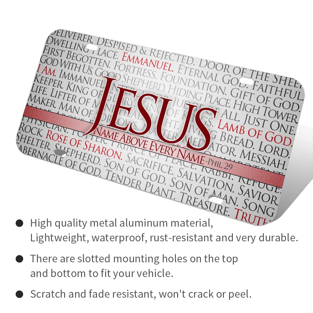 Religious License Plate Quotes Jesus And Hybrid License Plate Frame