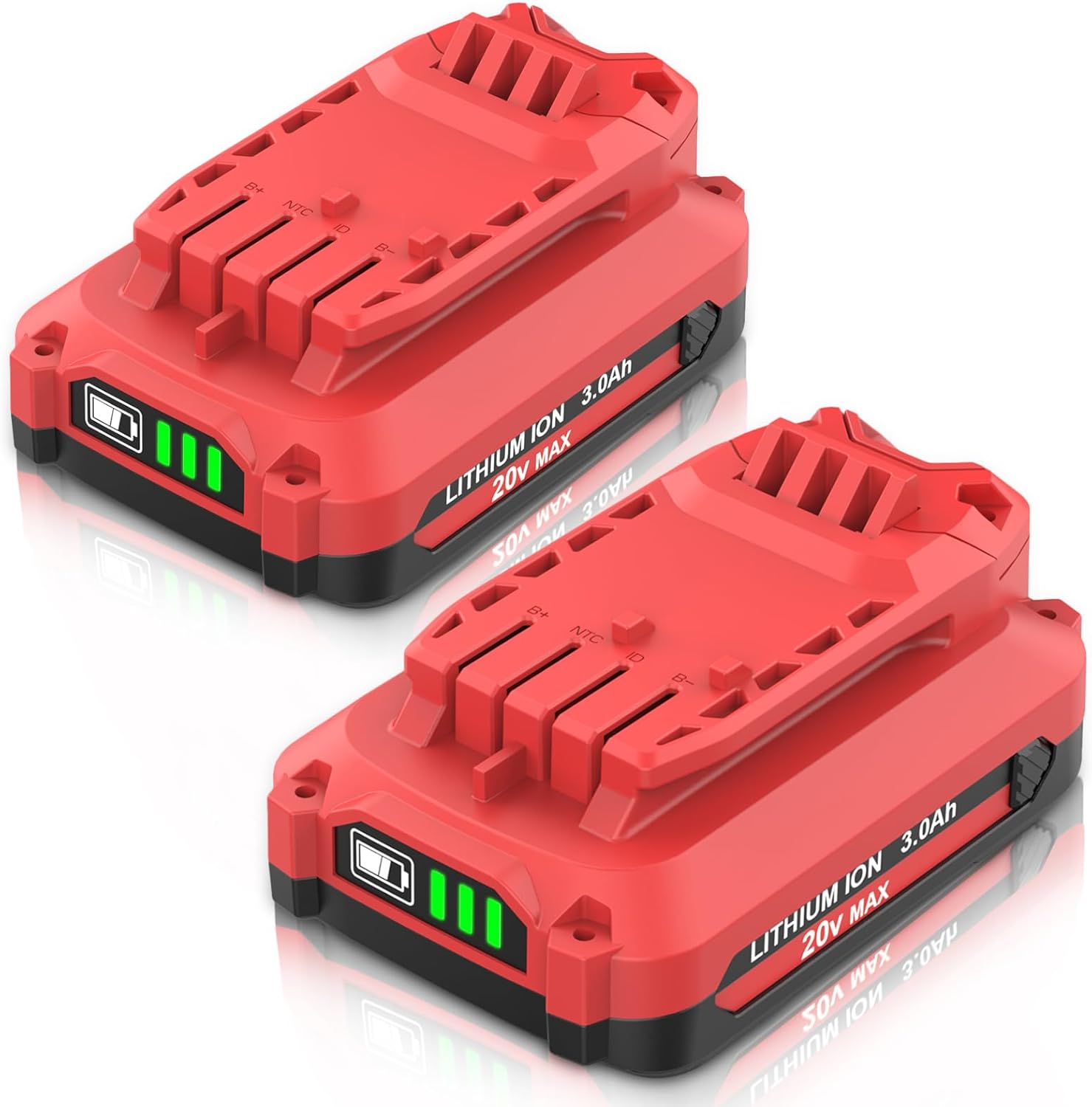 Amazon.com: 2Pack 3.0Ah CMCB205 Replacement Battery for Craftsman 20V ...