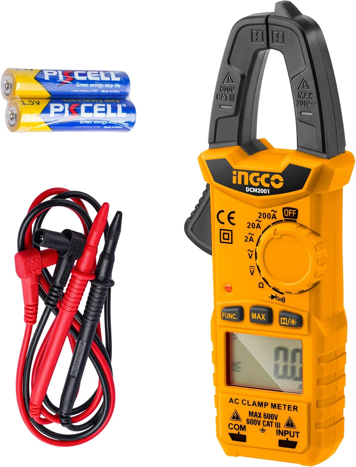 Ingco DCM2001 Digital AC/DC Clamp Multimeter : Buy Online at Best Price ...
