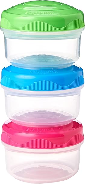 Amazon.com: Sistema To Go Collection Mini Bites Small Food Storage ...