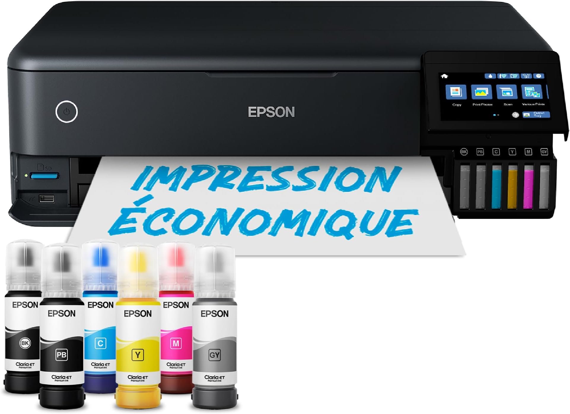 Canon PIXMA TS9550 Imprimante A3 Design à 6 Cartouches séparées WiFi ...
