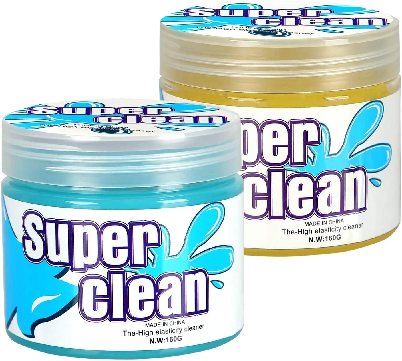 4 Pack Cleaning Gel Universal Dust Cleaner for PC Keyboard Cleaning Car ...