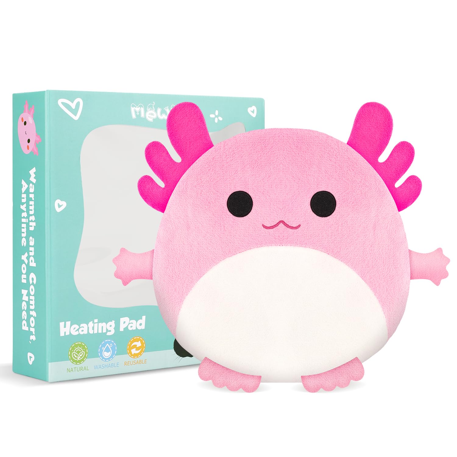 Axolotl Microwave Heat Pad for Period, Back Pain Relief - Microwavable ...
