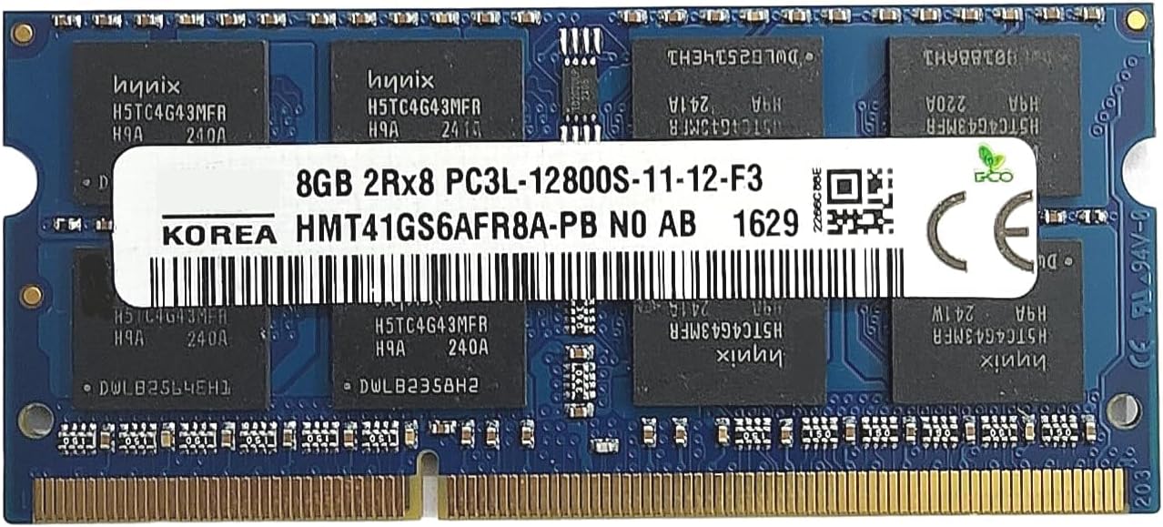 Amazon.in: Buy 8GB 2rx8 Pc3l-12800s 1600mhz Laptop RAM Memory ...