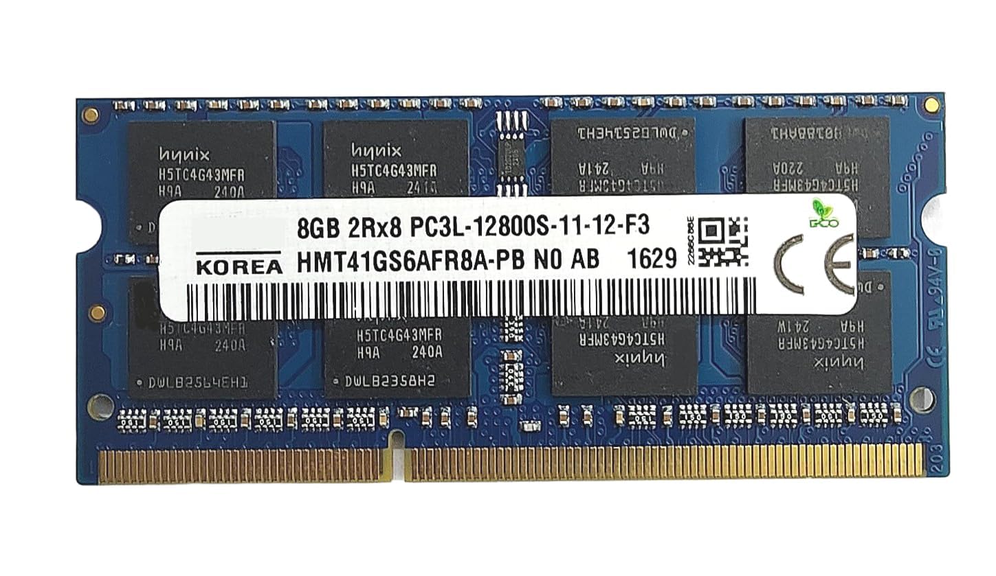 8gb 2rx8 Pc3l 12800s 1600mhz Laptop Ram Memory Hmt41gs6bfr8a Pb ...