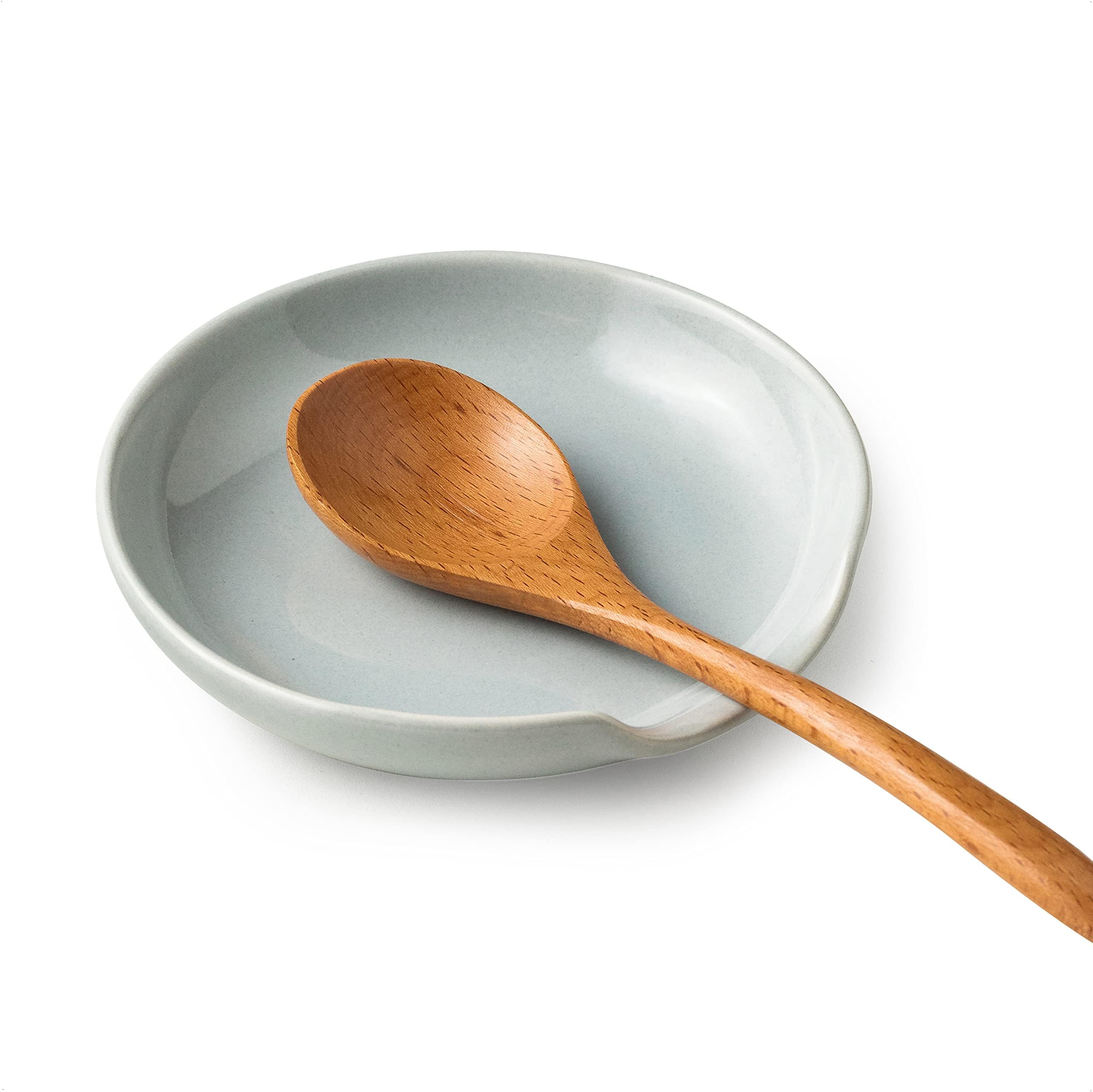 Amazon.com: Seyatoo Ceramic Spoon Rest for Stove Top, Spoon Holder for ...