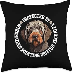 Amazon.com: Protected By Wirehaired Pointing Griffon Security Throw ...