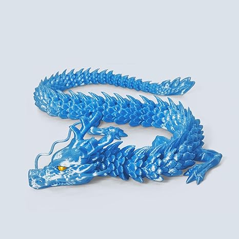 Amazon.com: Whattiho 3D Printed Dragon, Articulated Dragon Fidget Toy ...