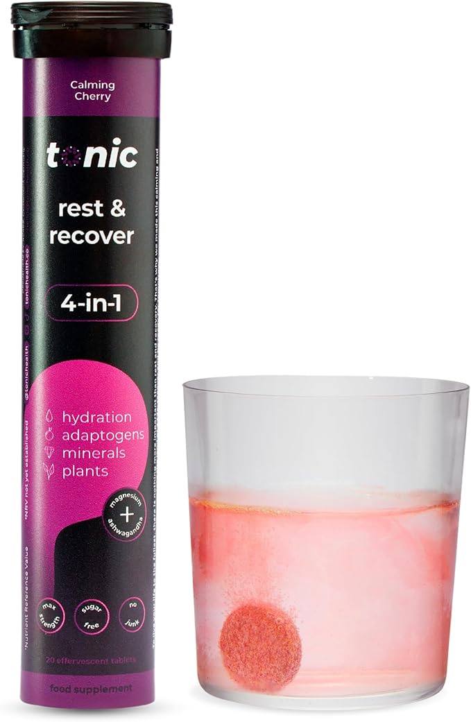 Tonic Health Rest and Recovery Effervescent Tablets - 300mg Elemental ...