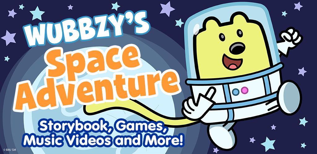 Aplicación Wubbzy en una Aventura Espacial en Amazon Appstore