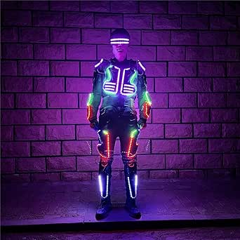 Amazon.com: Earthradius RGB Full Color Led Flashing Costumes Armour ...