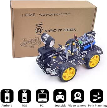 Amazon.co.jp: [XiaoR Geek] [ DS WiFi Smart Robot Car Kit for Arduino UNO R3,Remote Control HD ...