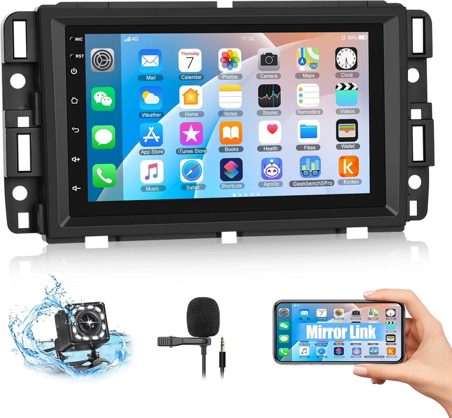 Amazon.com: 1G+32G Car Stereo Radio for Chevrolet Chevy Silverado ...