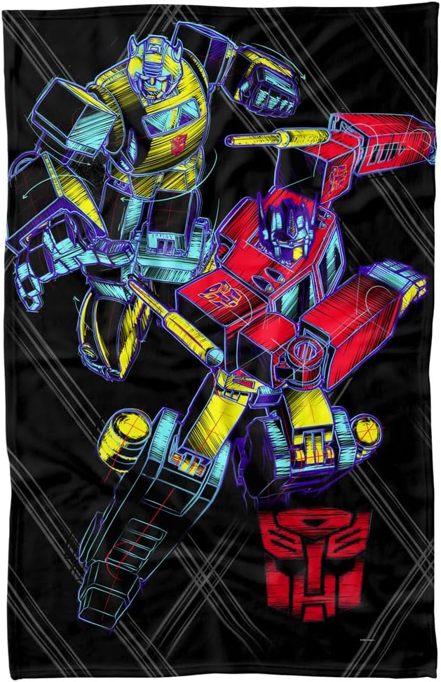 Amazon.com: LOGOVISION Transformers Blanket, 36"x58" Sketchy Optimus ...