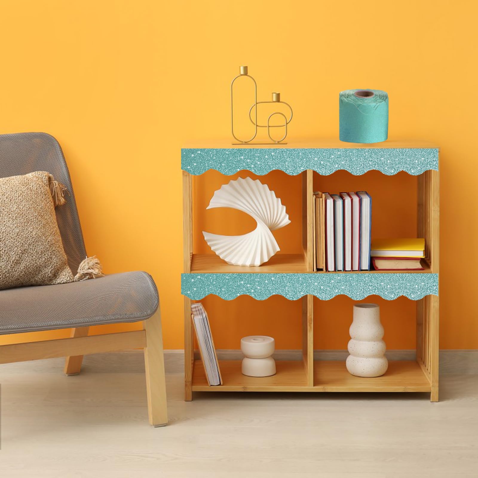 Snapklik.com : Bulletin Board Borders, Shine Scalloped Borders Bulletin ...