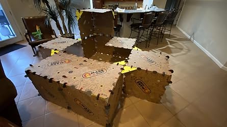 Amazon.com: Make-A-Fort Building Kit - Create Giant Indoor Forts for ...