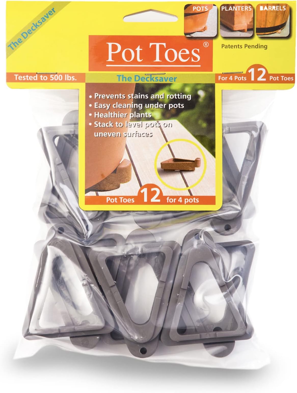 Amazon.com: UFelice 24 Pack Invisible Pot Feet with Enhanced Non-Slip ...