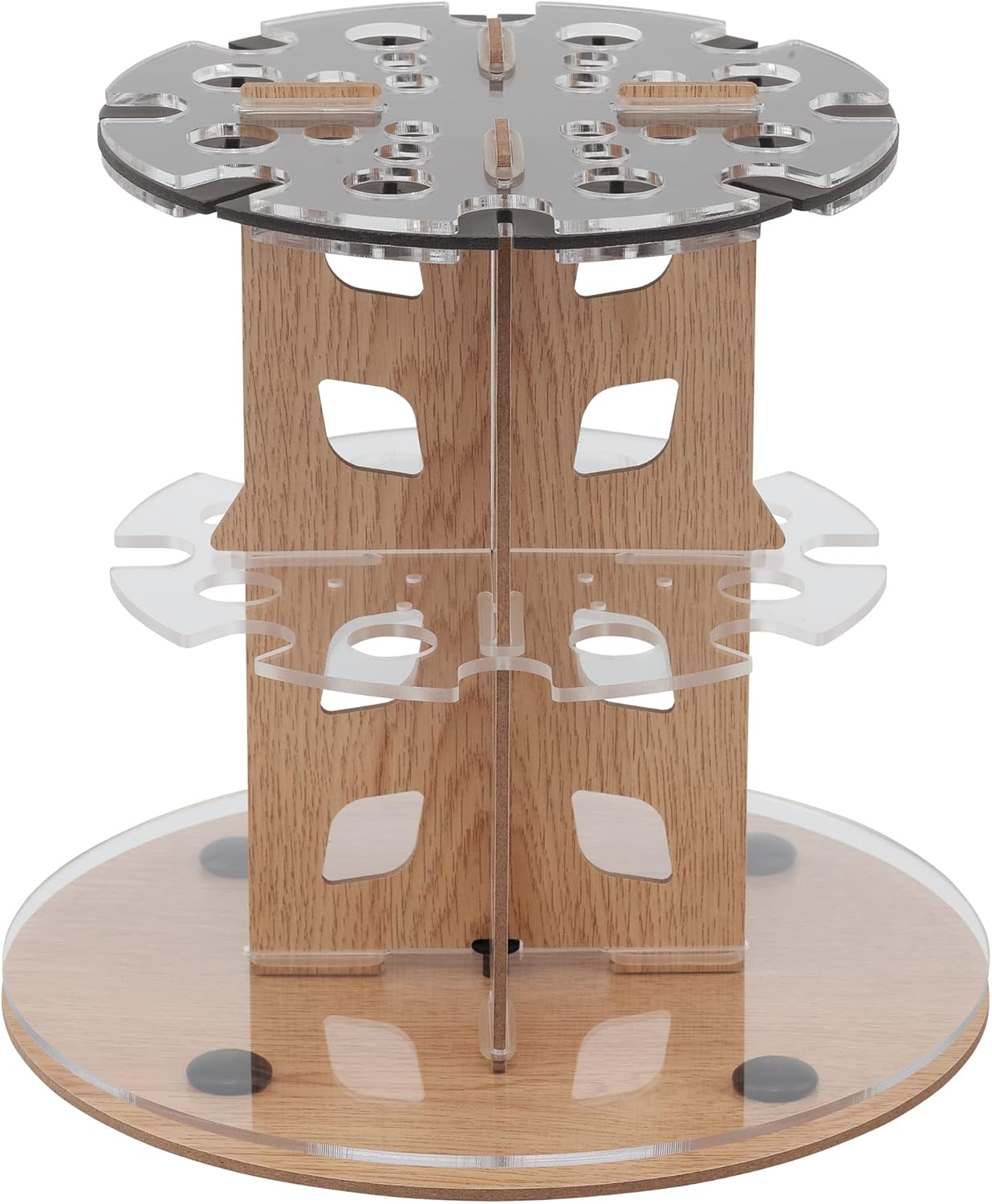 HG Art Concepts Mezzo Artist Brush Rack - Wood Grain Laminate Multi ...