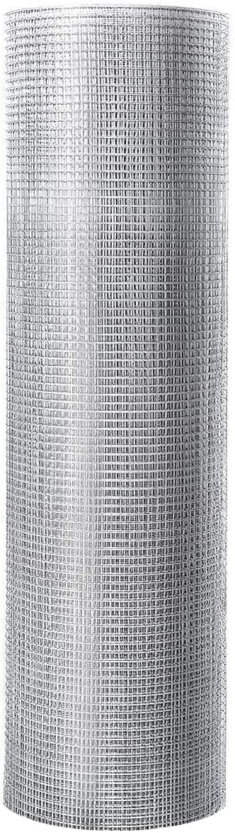 Goplus 48'' x 50' 1/4 inch Hardware Cloth, 23 Gauge Square Galvanized ...