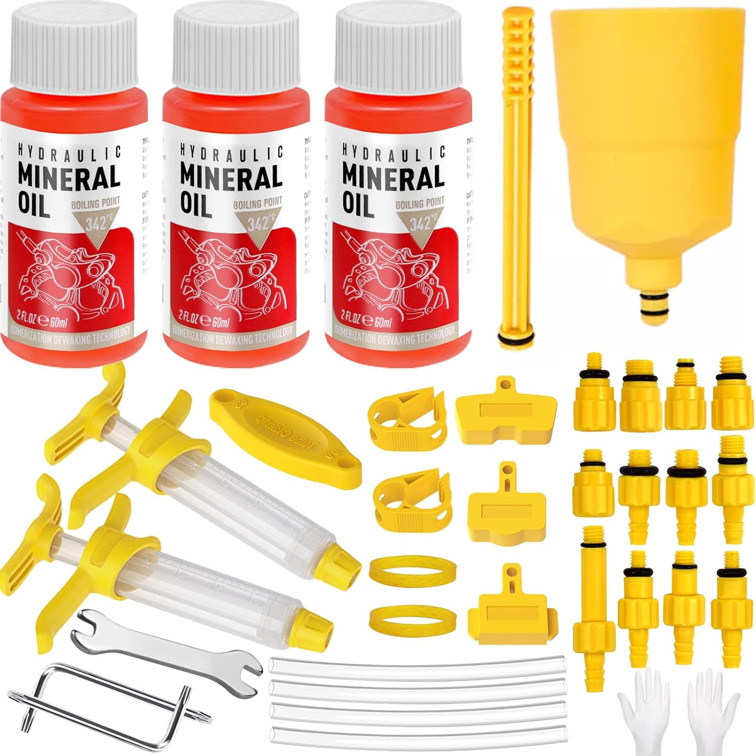 Amazon.com : Pmbqifay Brake Bleed Kit for Shimano,TEKTRO, TRP Hydraulic ...