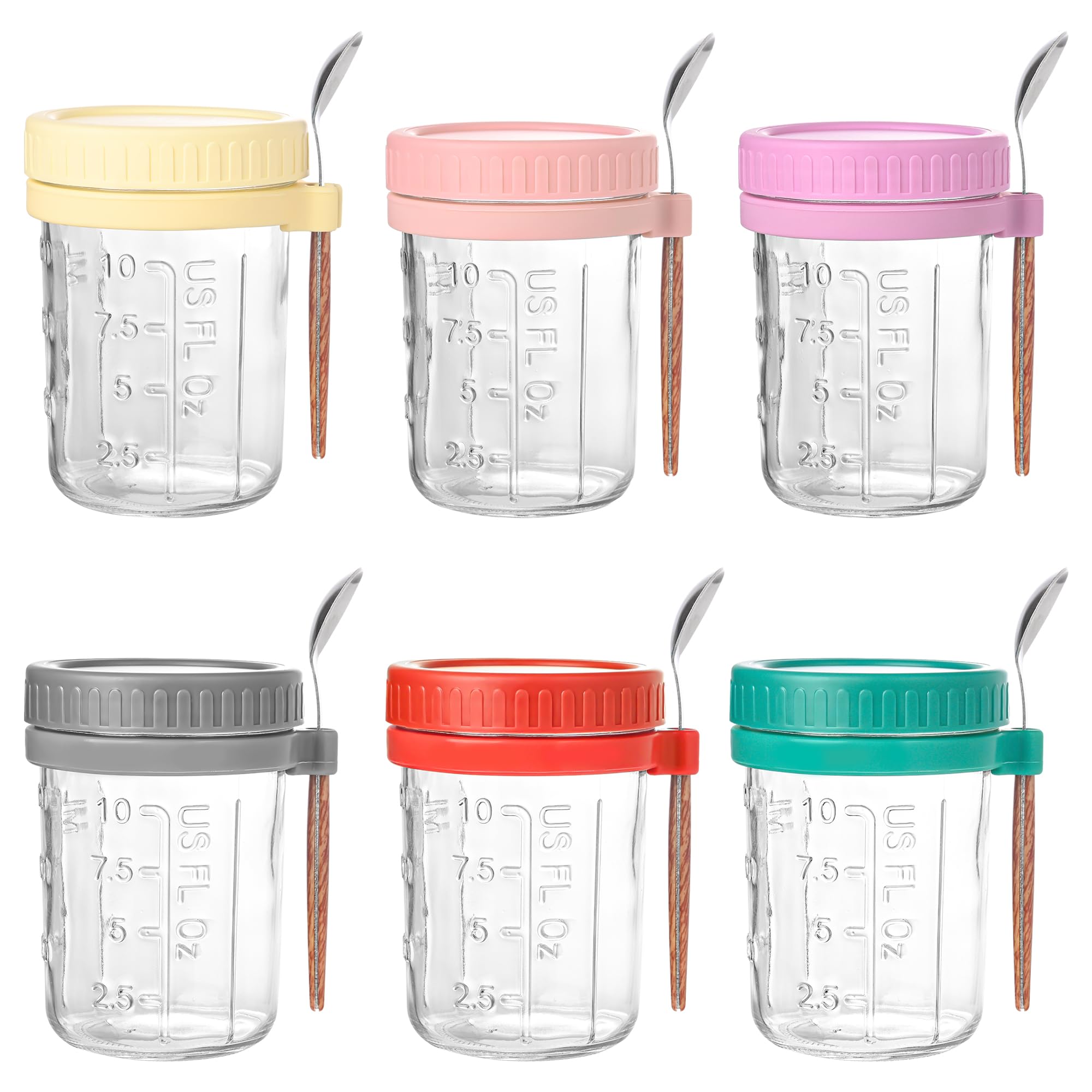 Snapklik.com : Xileanalee 6 Pack Overnight Oats Containers