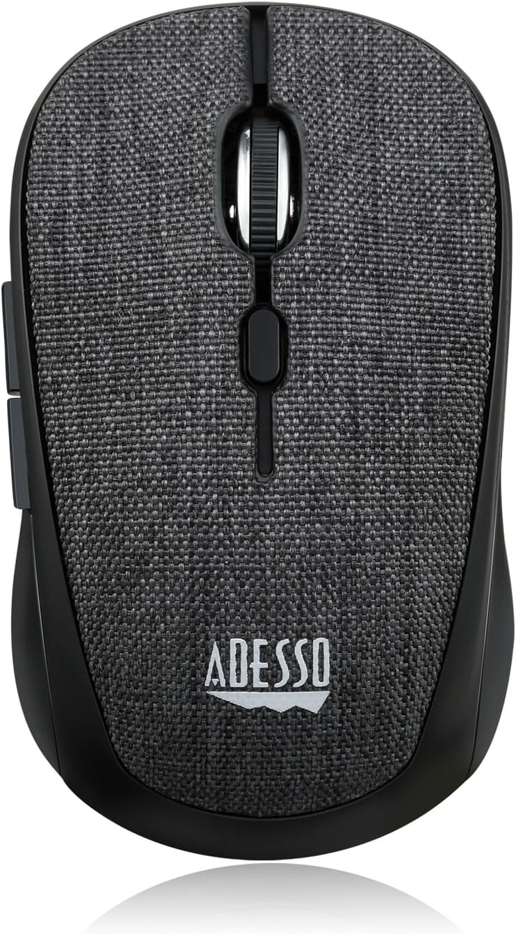 Amazon.com: Adesso iMouse S80 2.4Ghz Fabric Wireless Red Fabric Mini ...