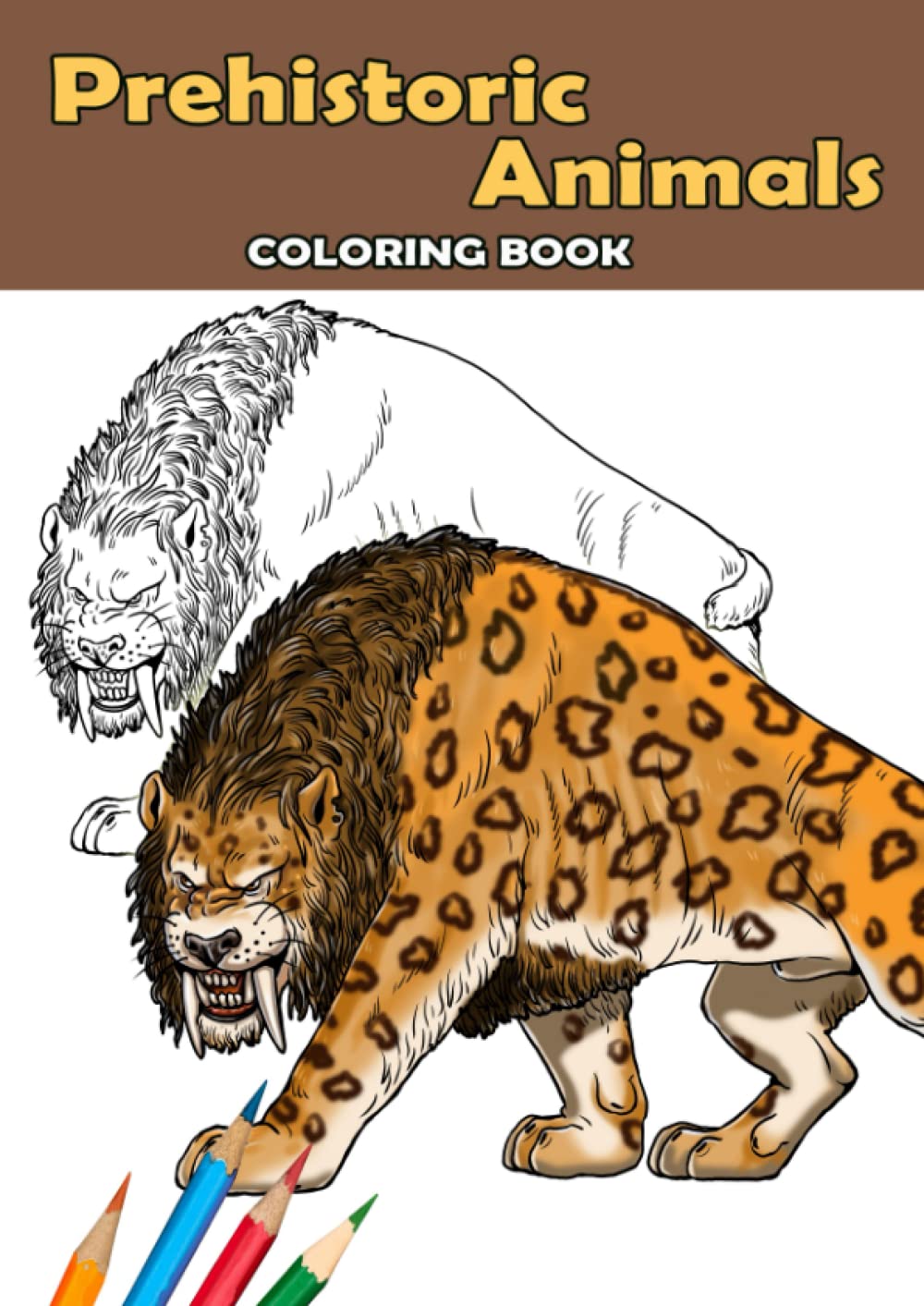 Buy Prehistoric Animals. Coloring book.: Extinct prehistoric animals ...