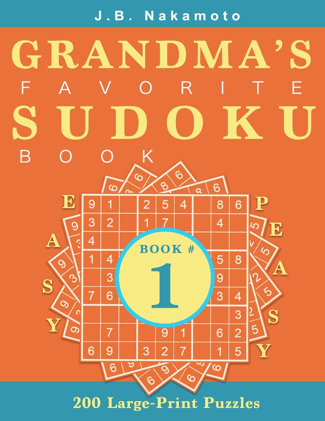 Grandma's Favorite Sudoku Book: 200 Large-Print Puzzles (Book 1 ...