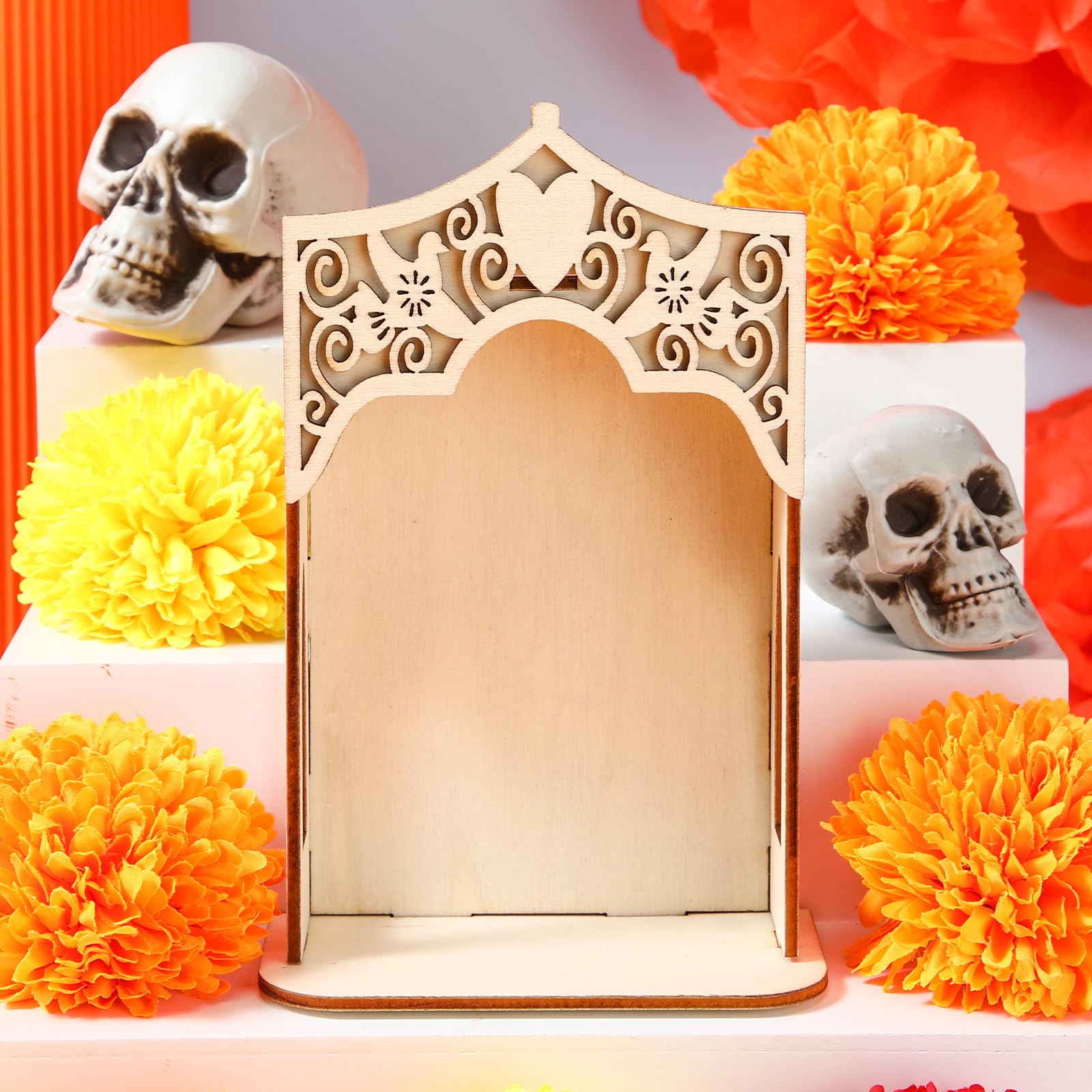 Snapklik.com : Qunclay 1 Pcs Dia De Los Muertos Altar Ofrenda Box ...