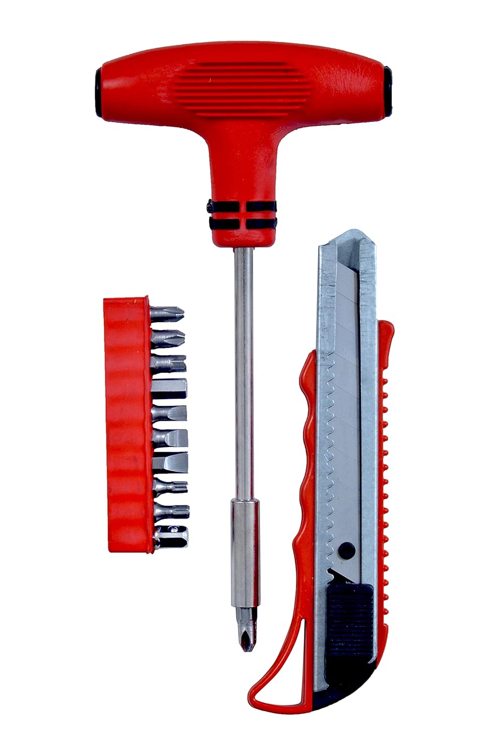 DHARM IMPEX T Shape Screwdriver Set Batch Head Ratchet Pawl Socket ...