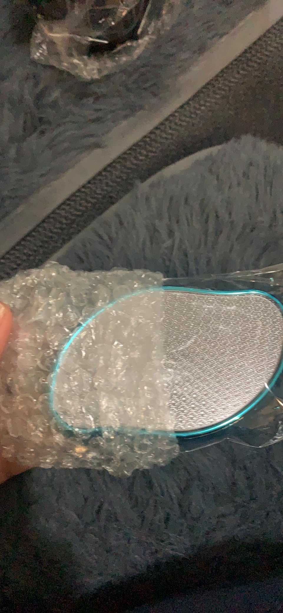 BEZOX Glass Foot File Callus Remover, Crystal Pedicure Foot Scrubber ...