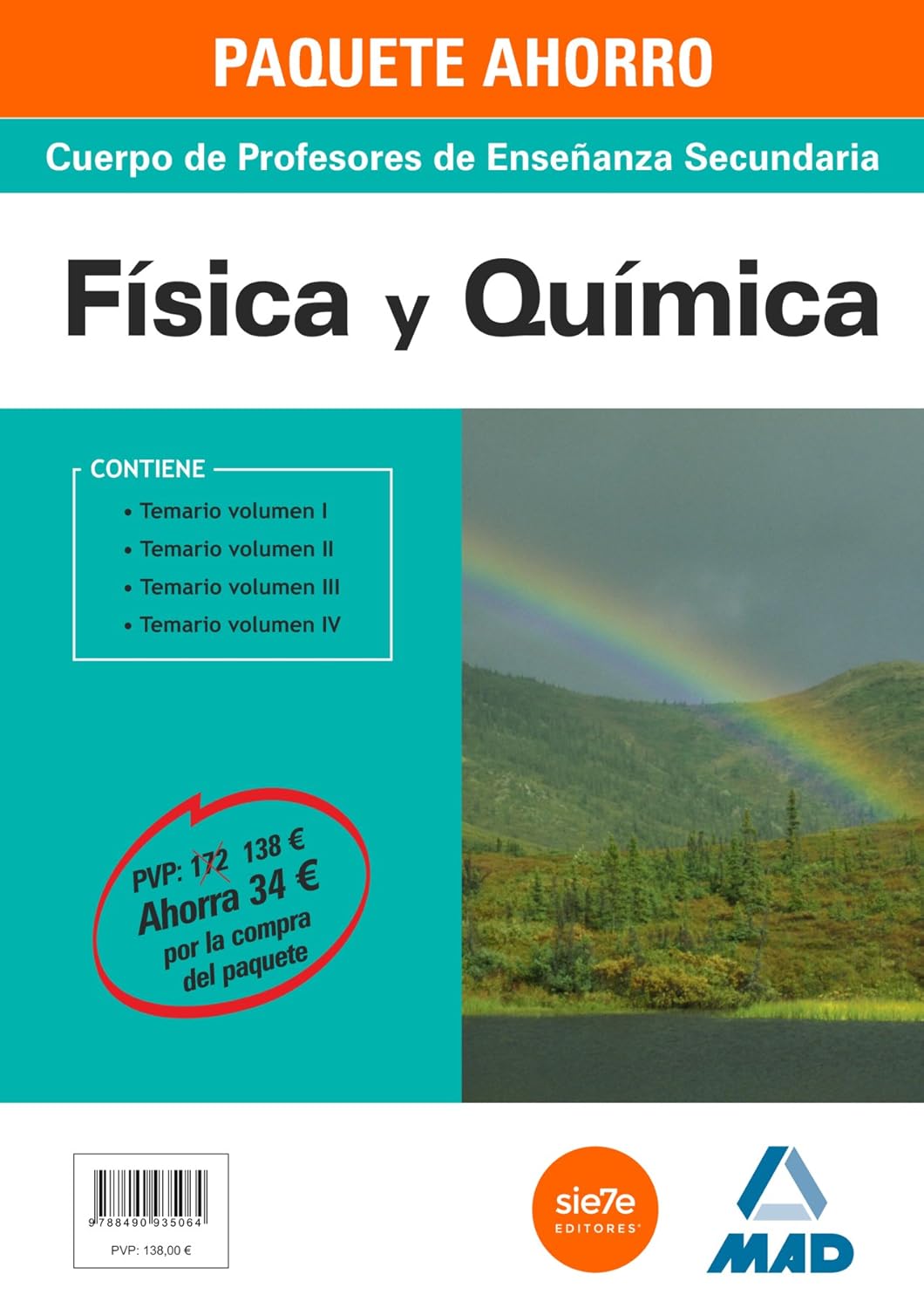 PAQUETE AHORRO FÍSICA Y QUÍMICA CUERPO DE PROFESORES DE ENSEÑANZA ...