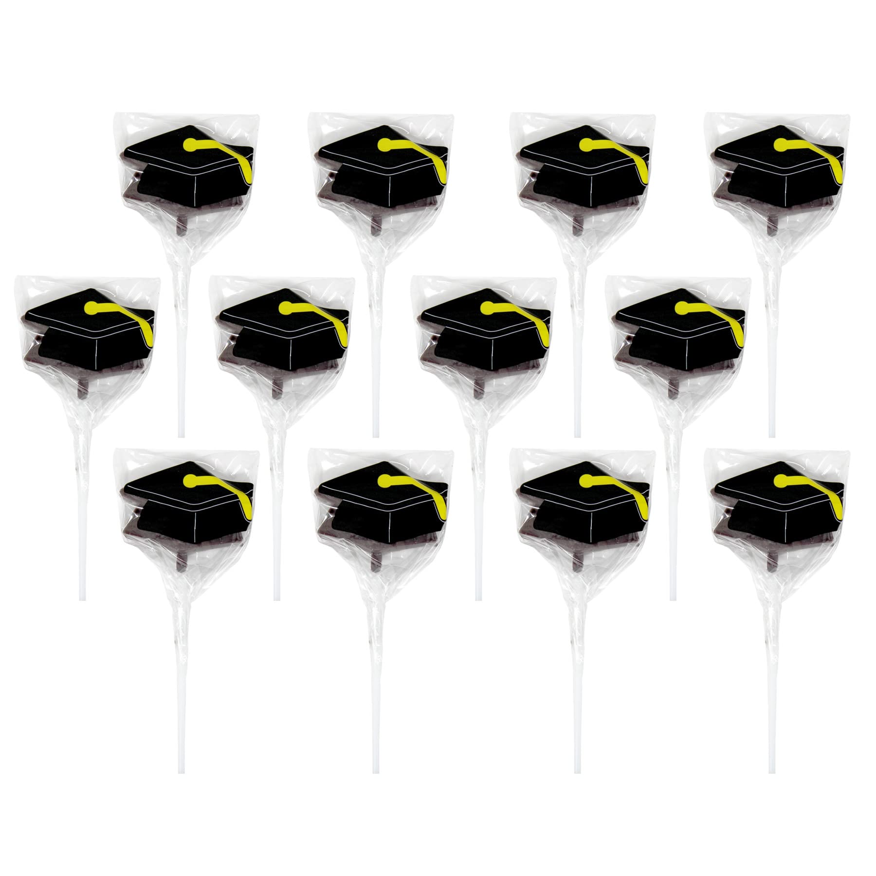 Amazon.com : Graduation Hat Lollipops - Grad Party Suckers - Graduation ...