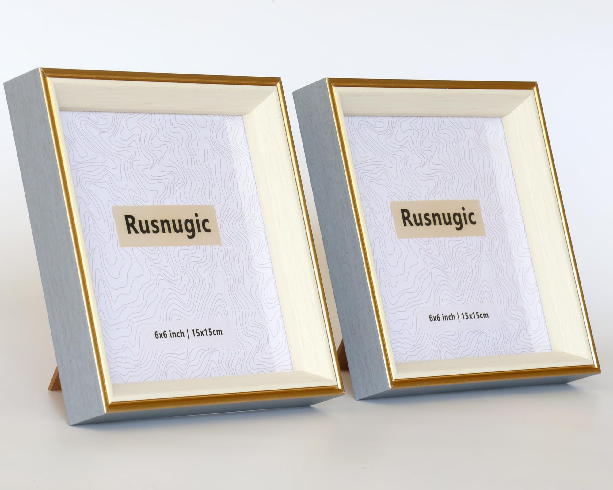 Amazon.com - Rusnugic Picture Frames - 2 Pack 6x6 Square Photo Frame ...