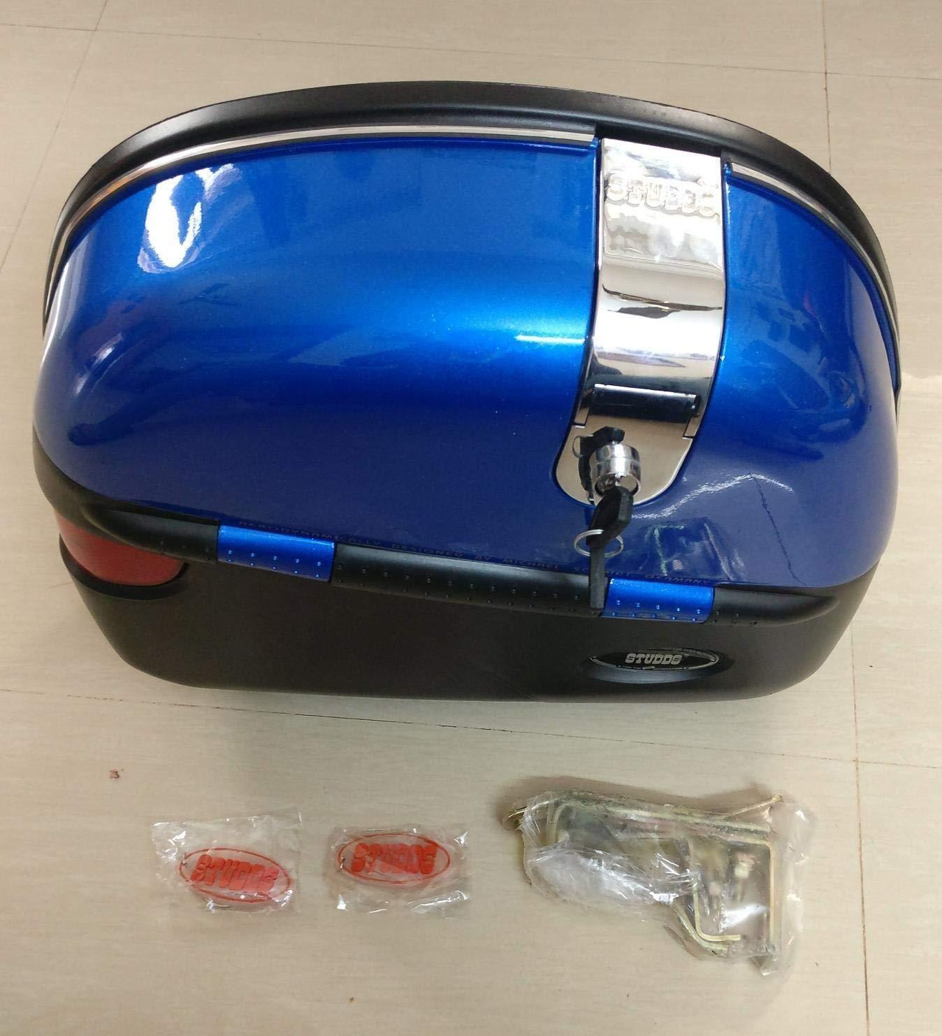 Studds - STD_ACC_18 Cruiser Box Flame Blue with Main Frame with ...