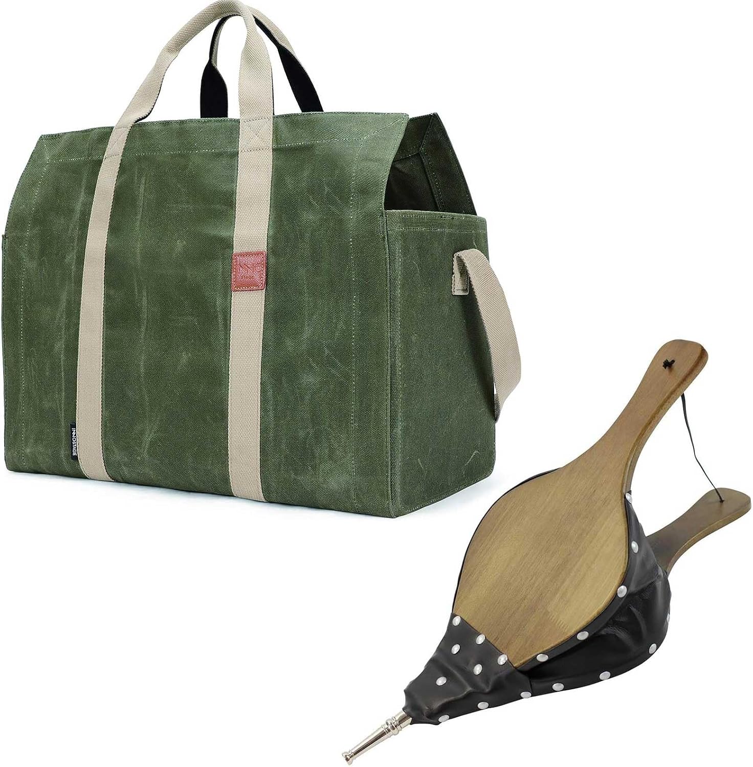 Amazon.com: INNO STAGE Firewood Log Carrier and Air Bellows : Home ...