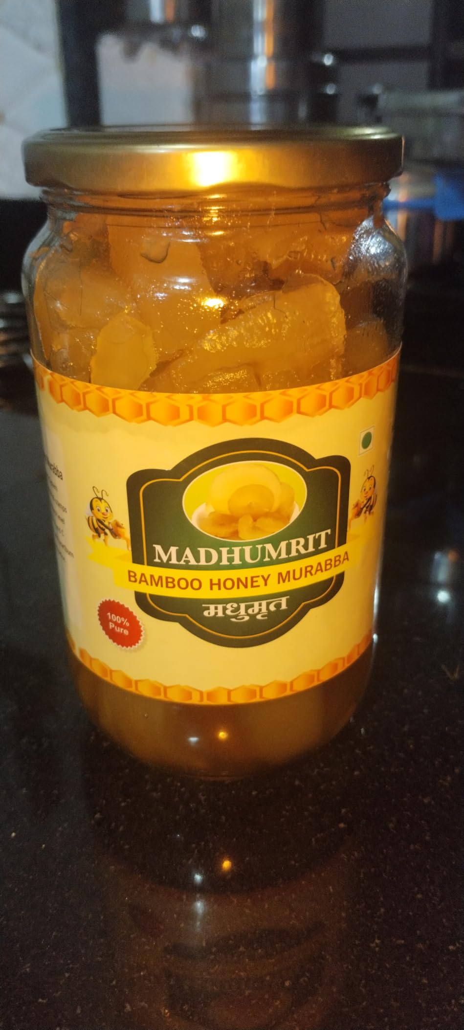 Madhumrit 100% Raw Natural & Organic Cherry Murabba With Honey | Raw ...