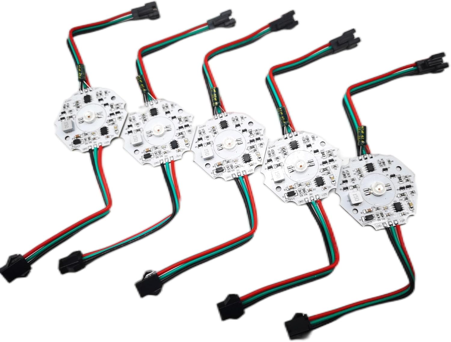 Amazon.com: JIAANDA WS2811 high Power 3W/9W led Pixel Module DC12-24V ...