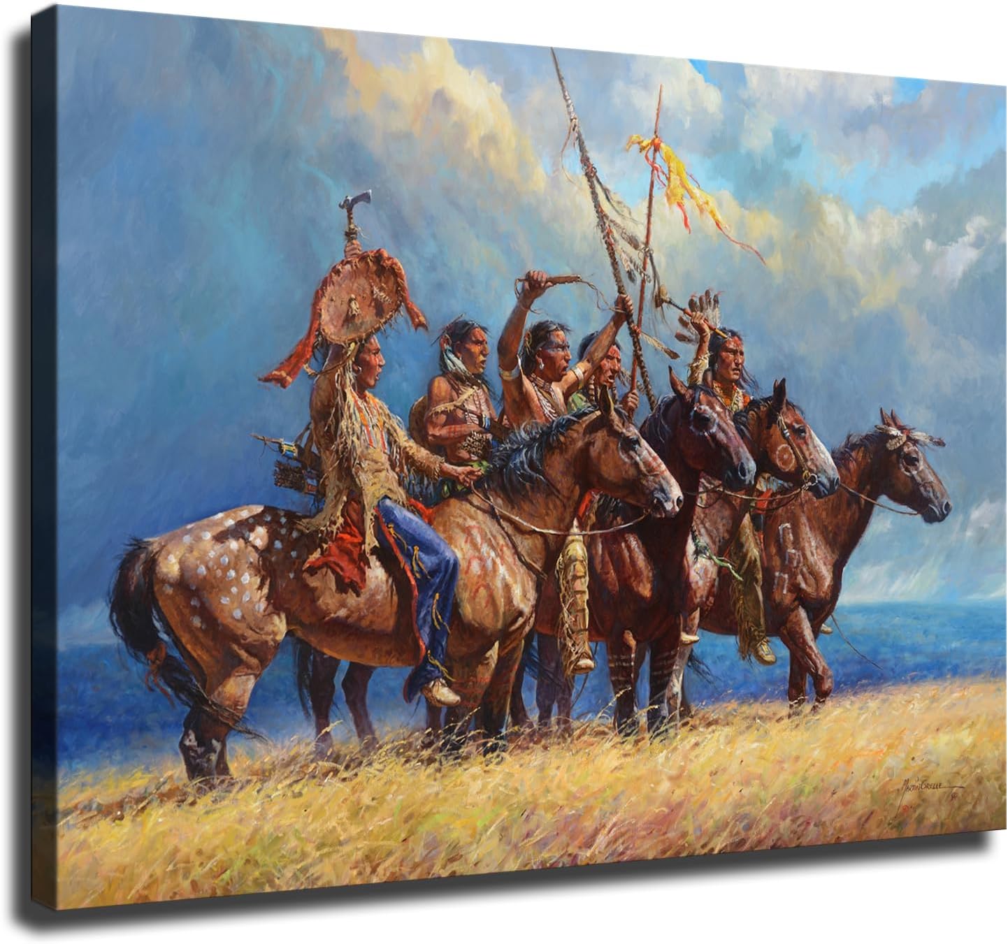 Amazon.com: ObabO Native American Indian Poster Picture HD Wall Art ...