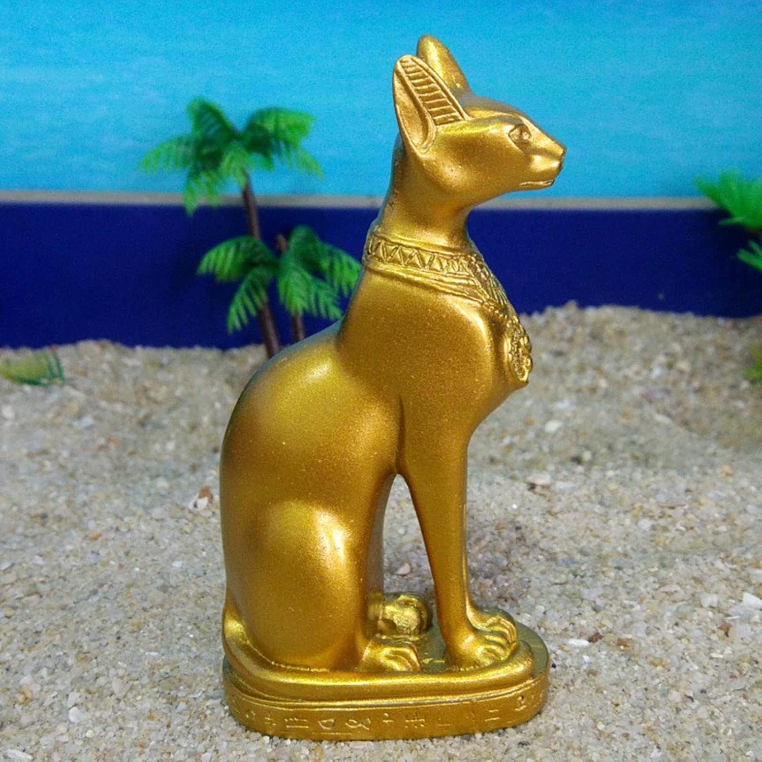 Buy Wholesalestuff Resin Goddess Bastet Statue Sitting Cat Model ...