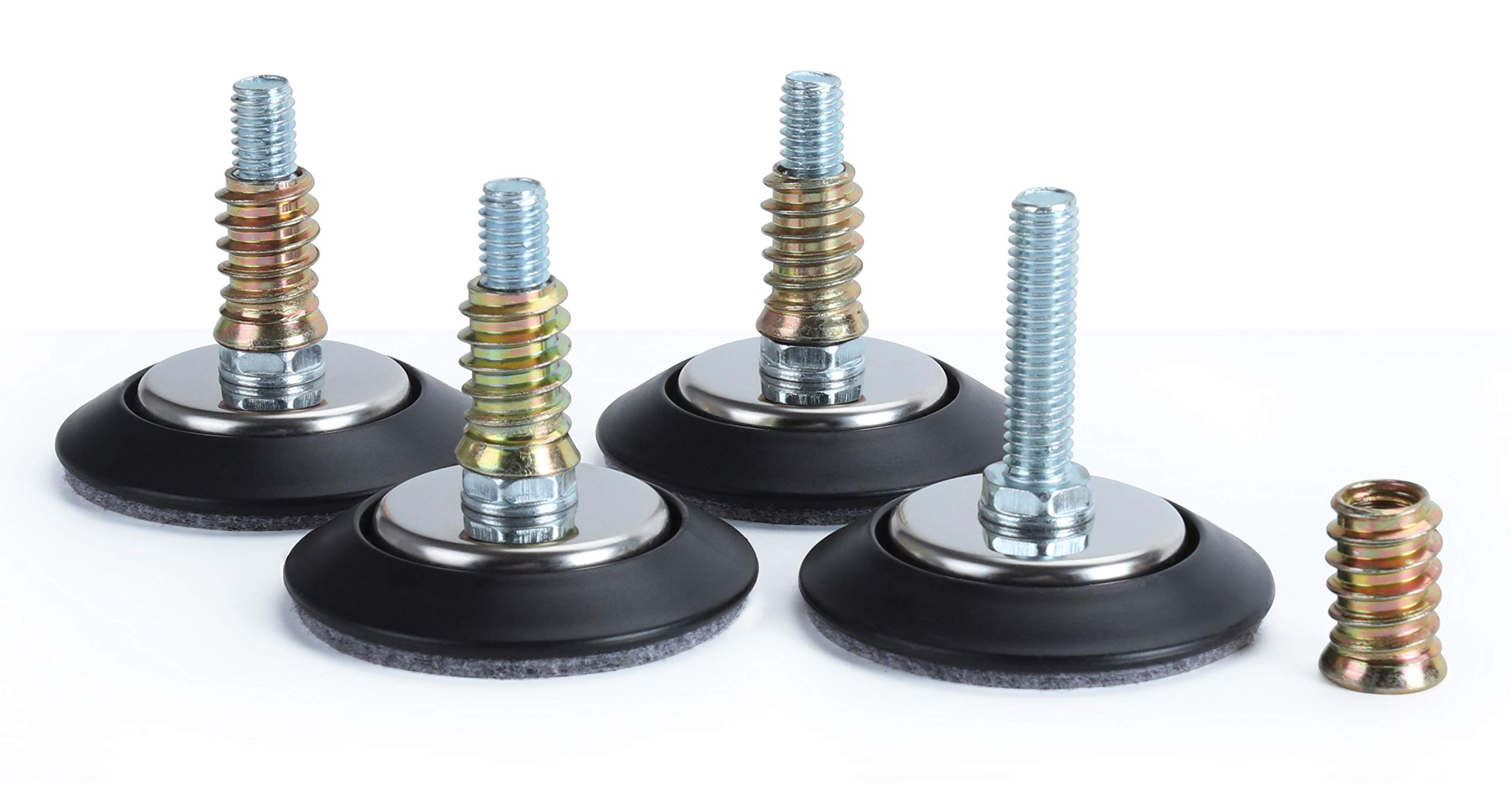 Snapklik.com : HOTTARGET Furniture Levelers - Adjustable Leveling Legs ...